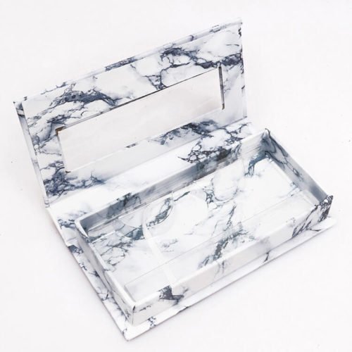 Custom Marble Glitter False Lash Box Packaging with Logo - Ohlalaltd ...
